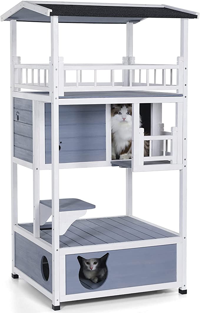 7 Best Outdoor Cat Houses for Multiple Cats 2022